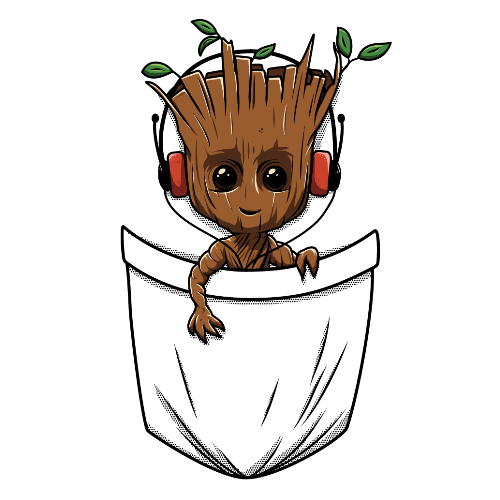 Tee shirt Petit Groot | Coton 100% Bio | Geek et original